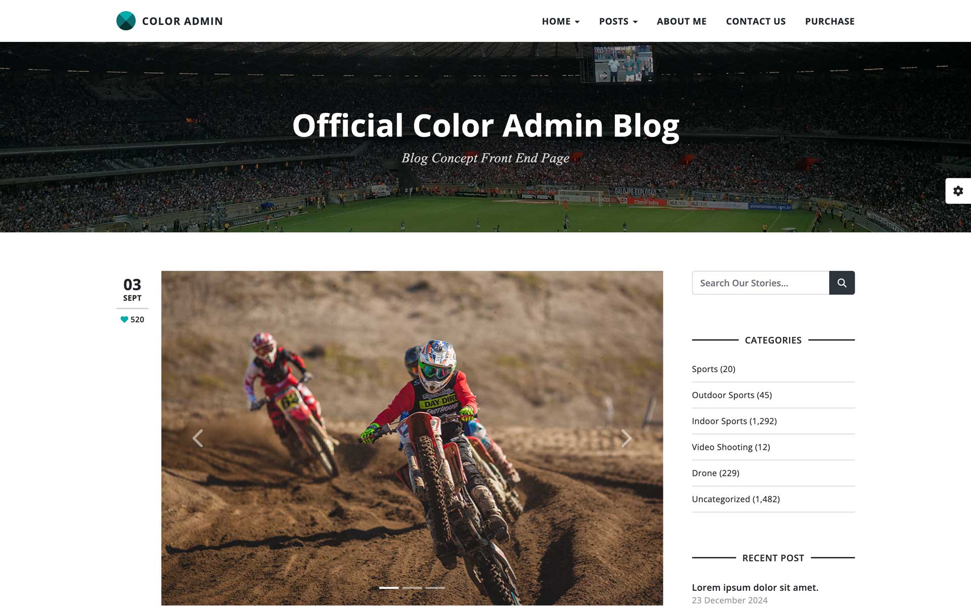 Color Admin | React Version
