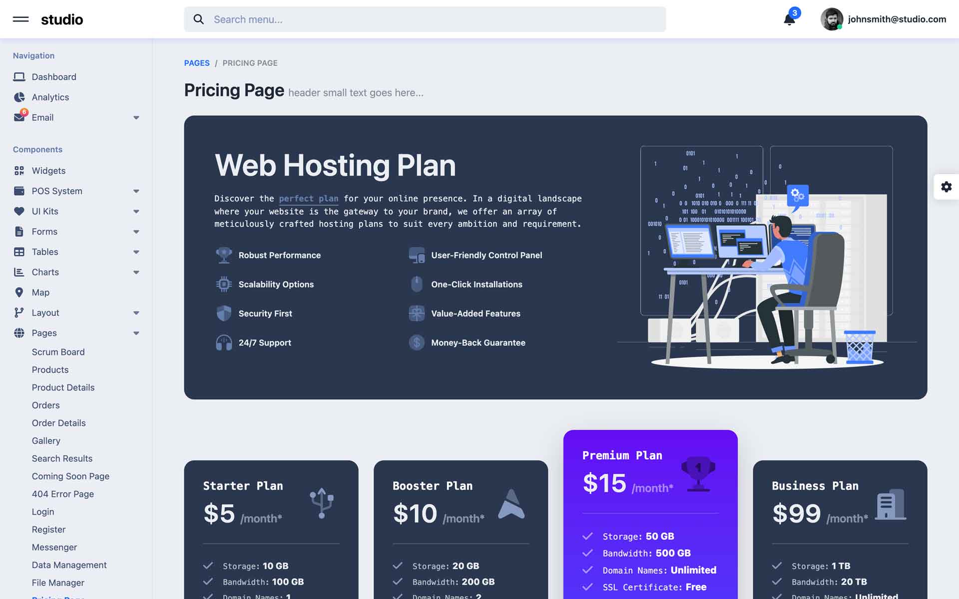Studio | React Version